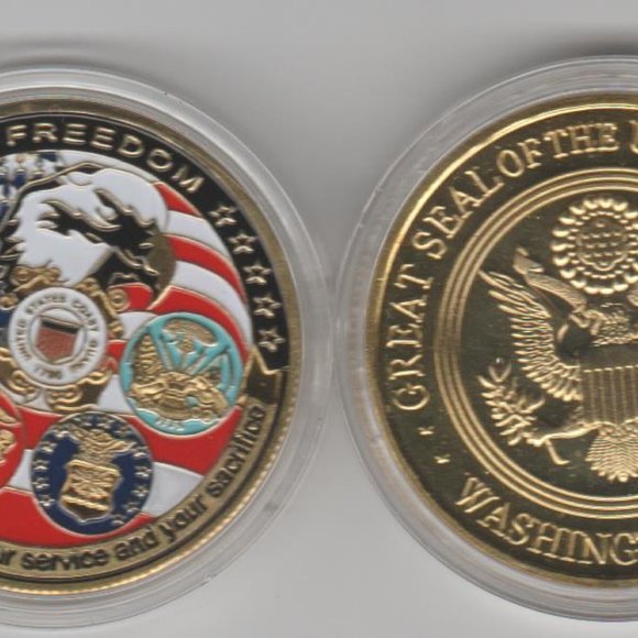 Other | Commemorate Freedom Gold Coin Premium Collectors Coin | Poshmark